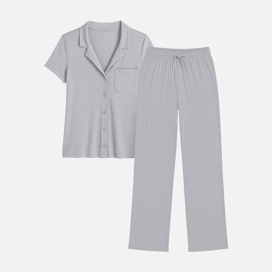 SET | Button Blouse & Pants Modal – ellaz